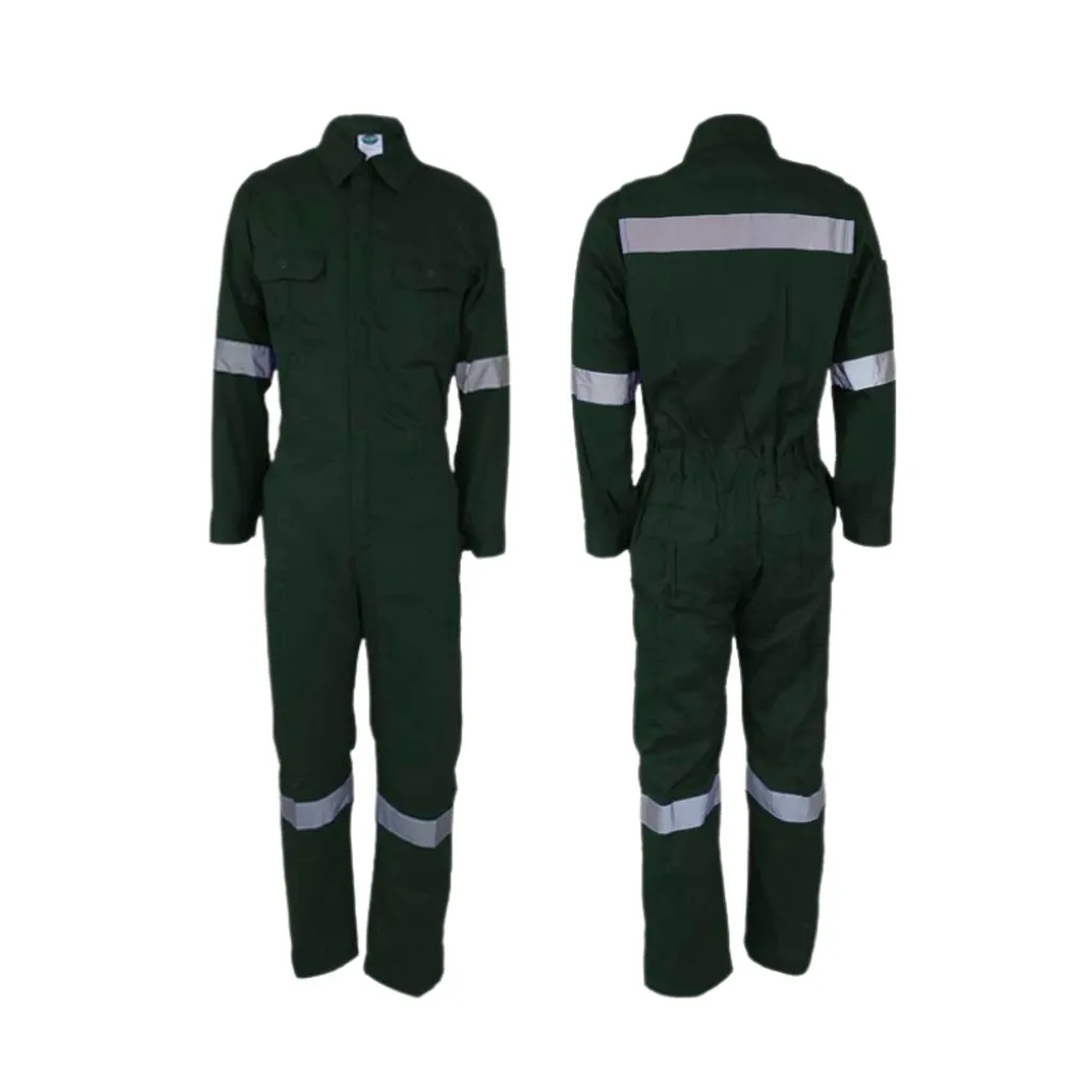 High Visibility Jungle Green Overalls - Safe Overalls