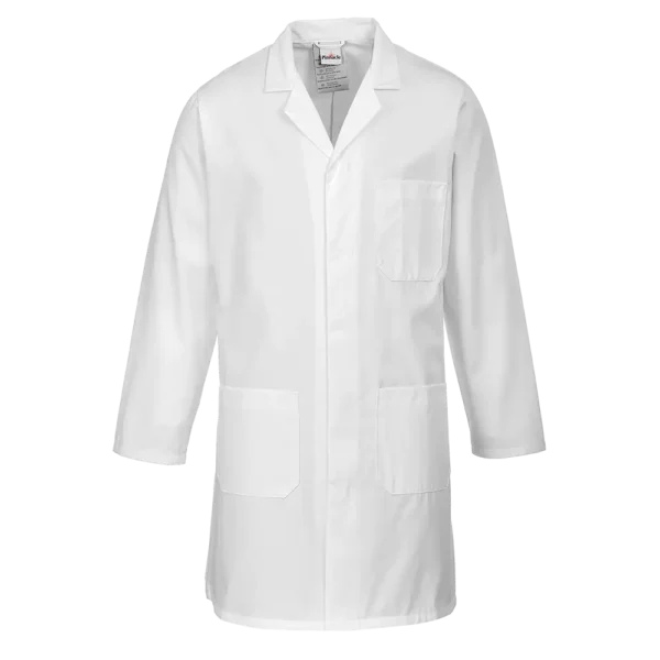 White Dust Coat - Safe Overalls